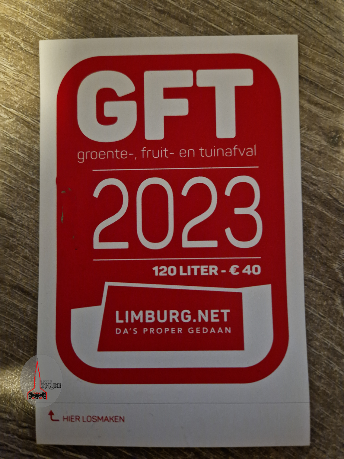Even een herinnering: Zorg dat je op tijd de nieuwe GFT-sticker op je ...